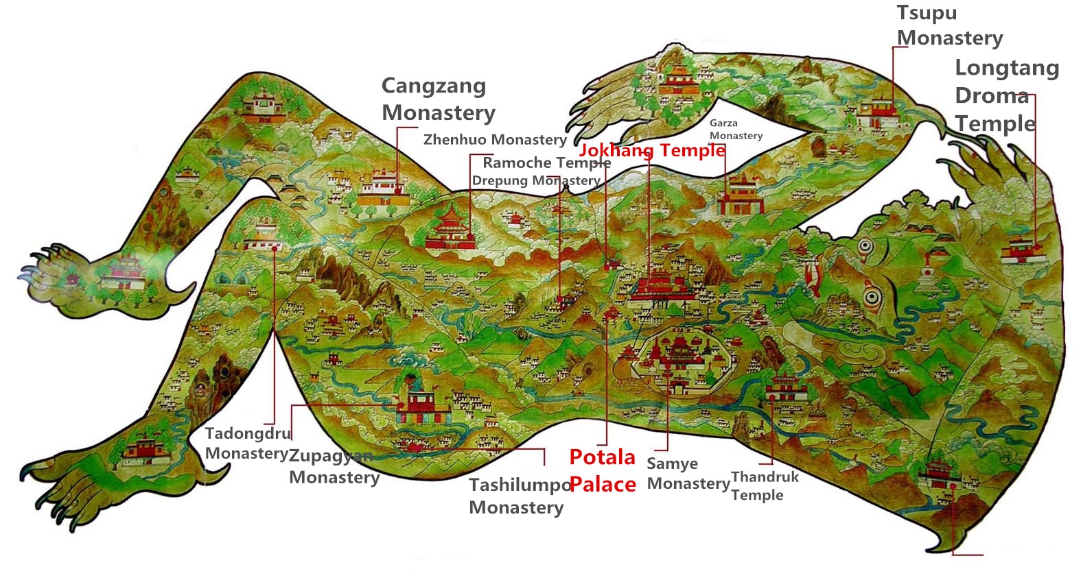 Largest Selection of Tibet Maps 2021/2022 | Useful Tibet Travel Maps