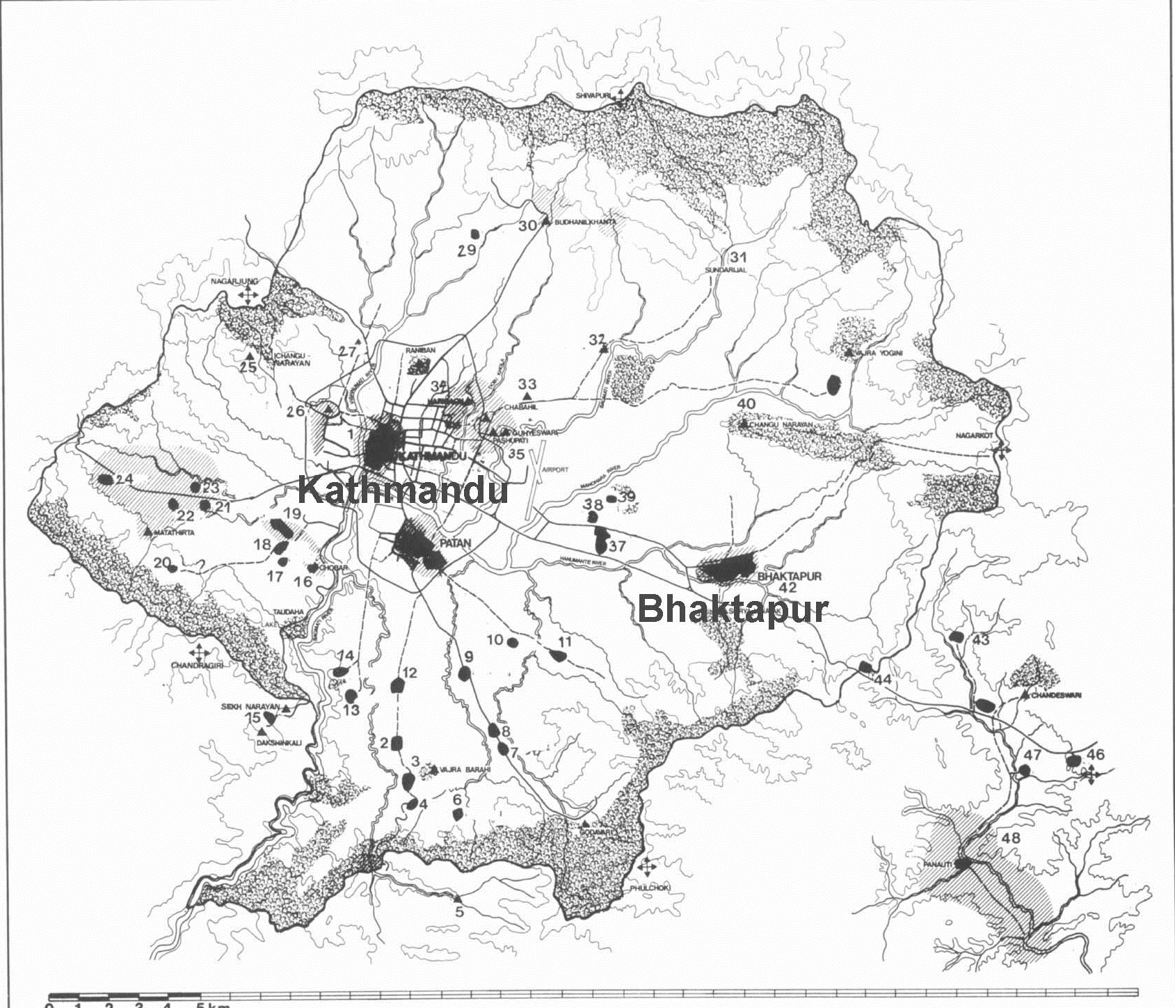 Kathmandu Travel Maps - Tourist Map Guide in Kathmandu